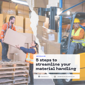 5 steps to streamline your material handling - C.M. Products | Conveyor ...